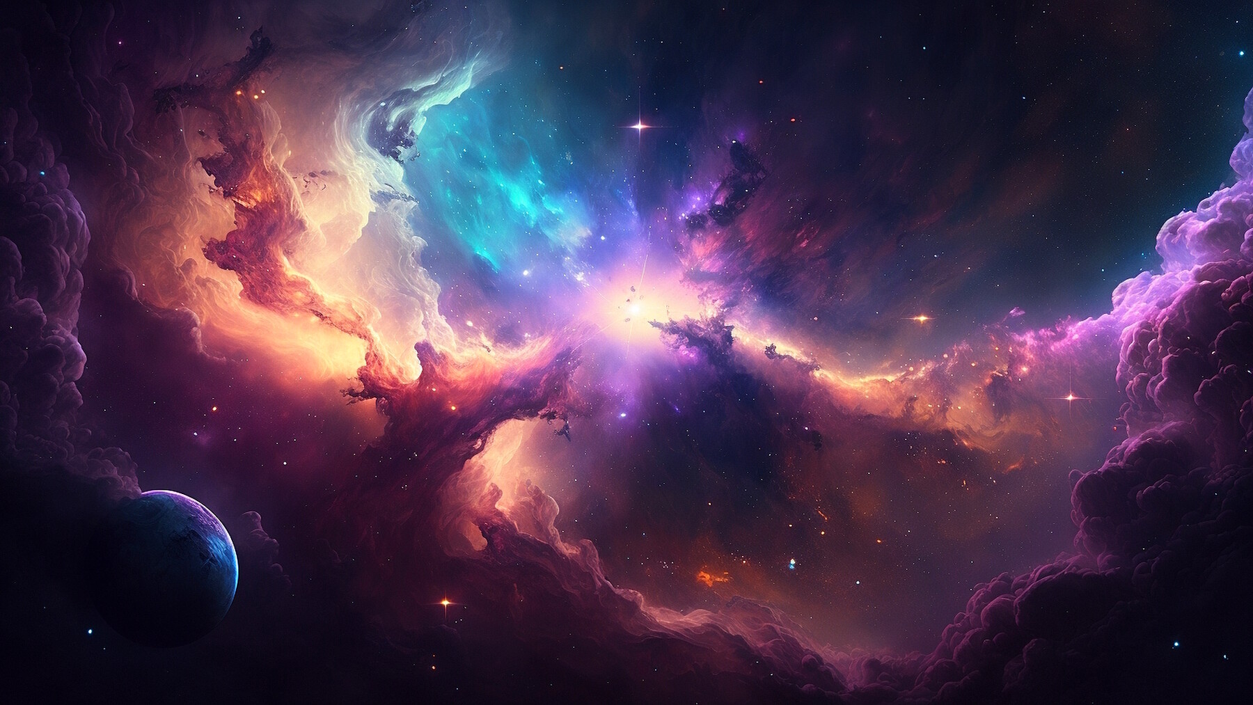 ArtStation - The scenes of galactic nebulae 50 vol. 1 | Artworks