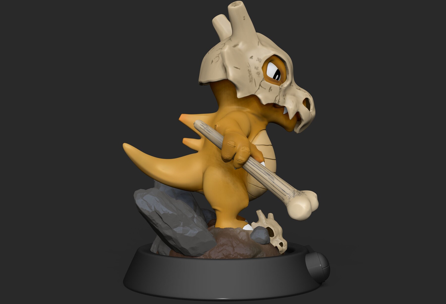 ArtStation - Pokemon Cubone print 3D STL | Game Assets