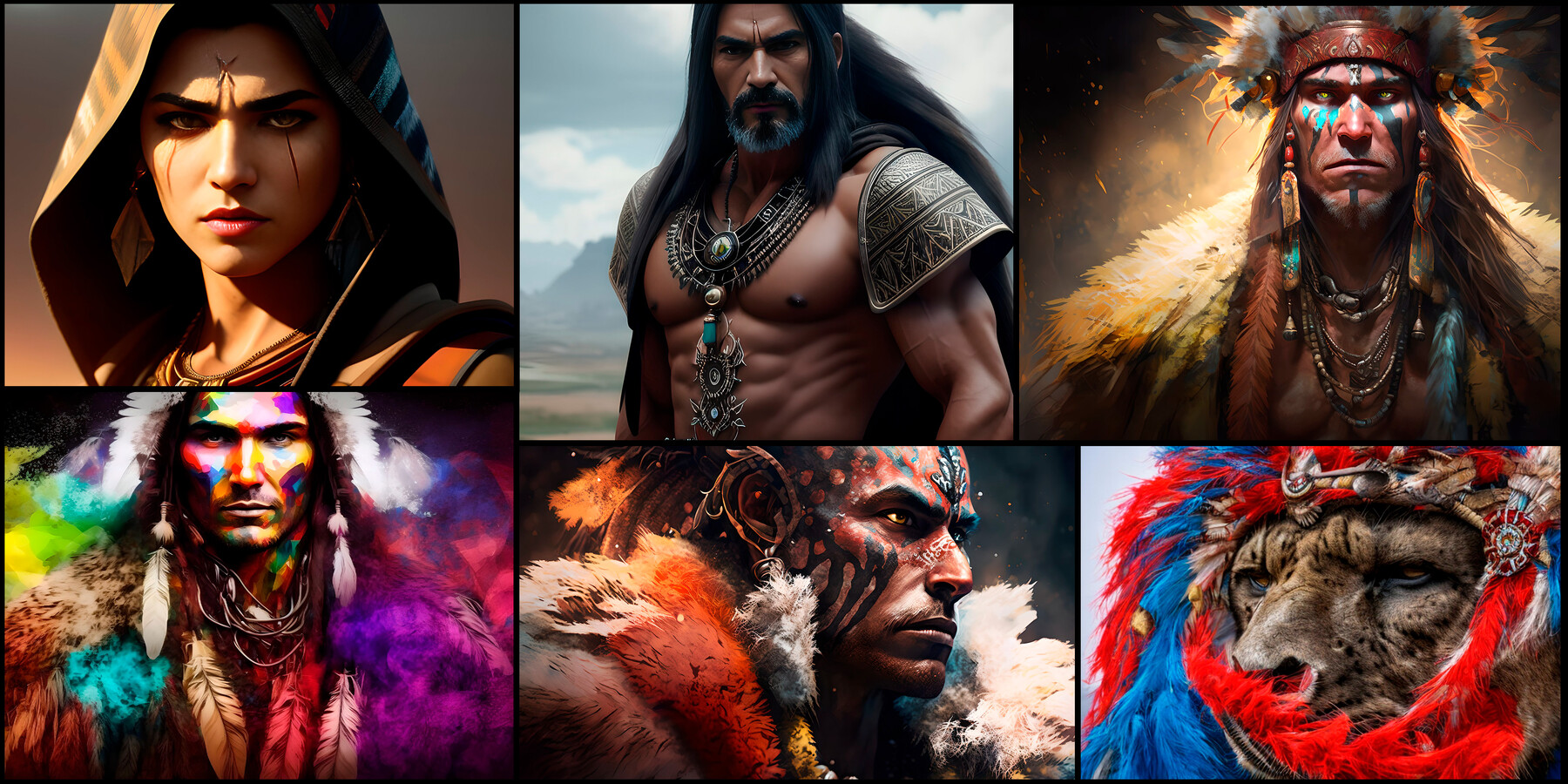 ArtStation - Shaman's characters pack | Artworks