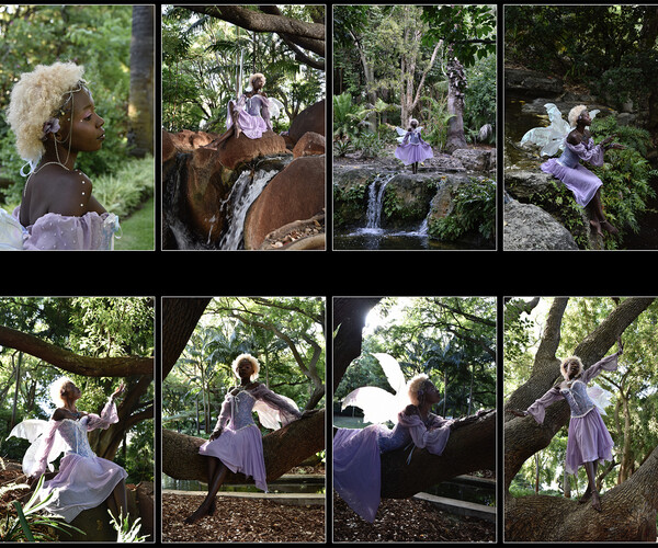 ArtStation - x71 Diana Fairy - Model Reference Pack | Resources