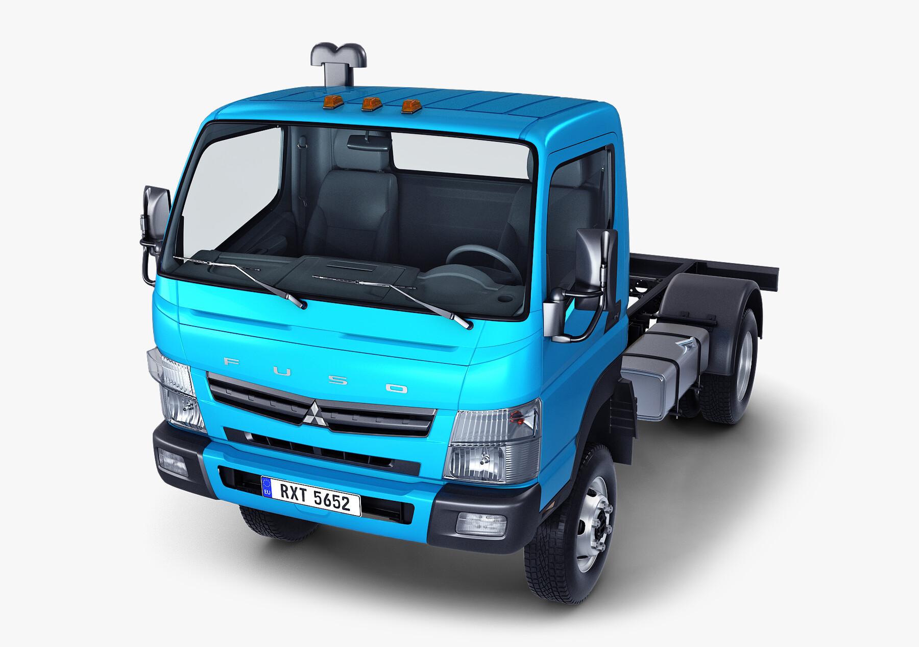 ArtStation - Mitsubishi Fuso Canter 4x4 Chassis Truck | Resources
