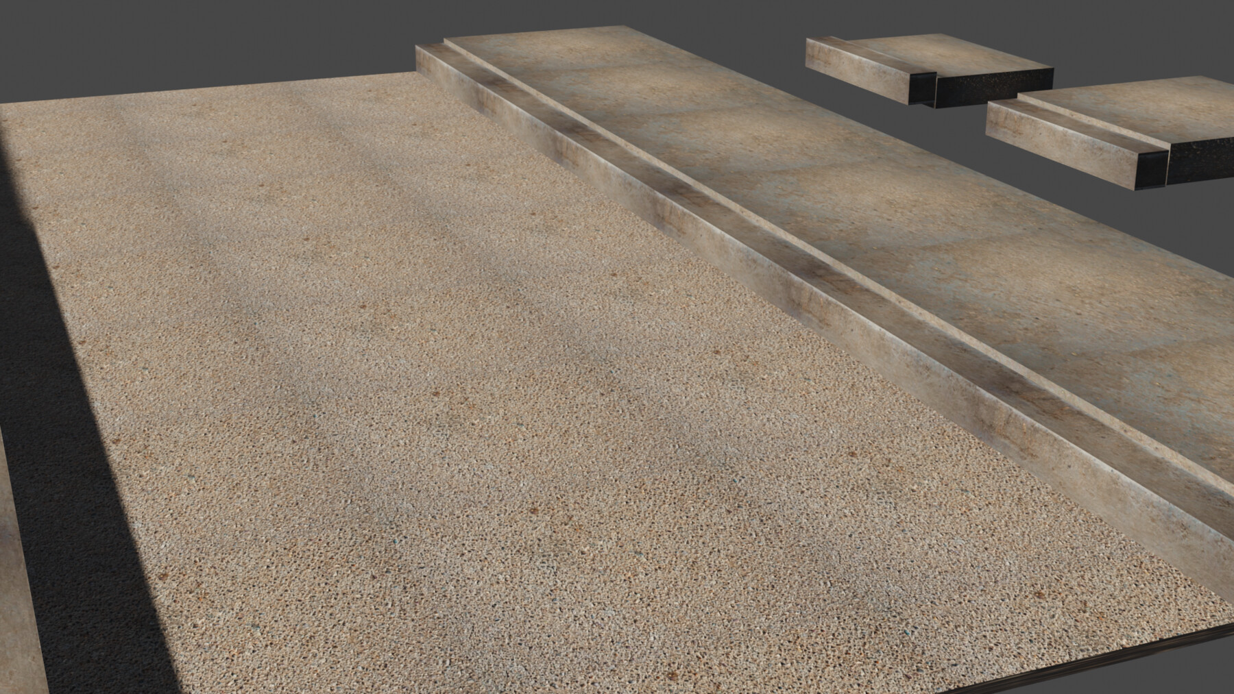 ArtStation - road and sidewalk high detailed | Game Assets