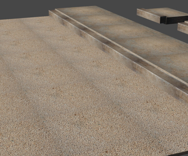 ArtStation - road and sidewalk high detailed | Game Assets