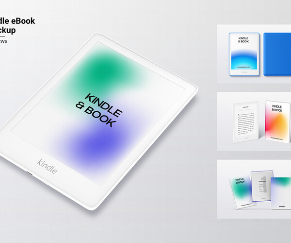 ArtStation - Kindle eBook Mockup | Artworks