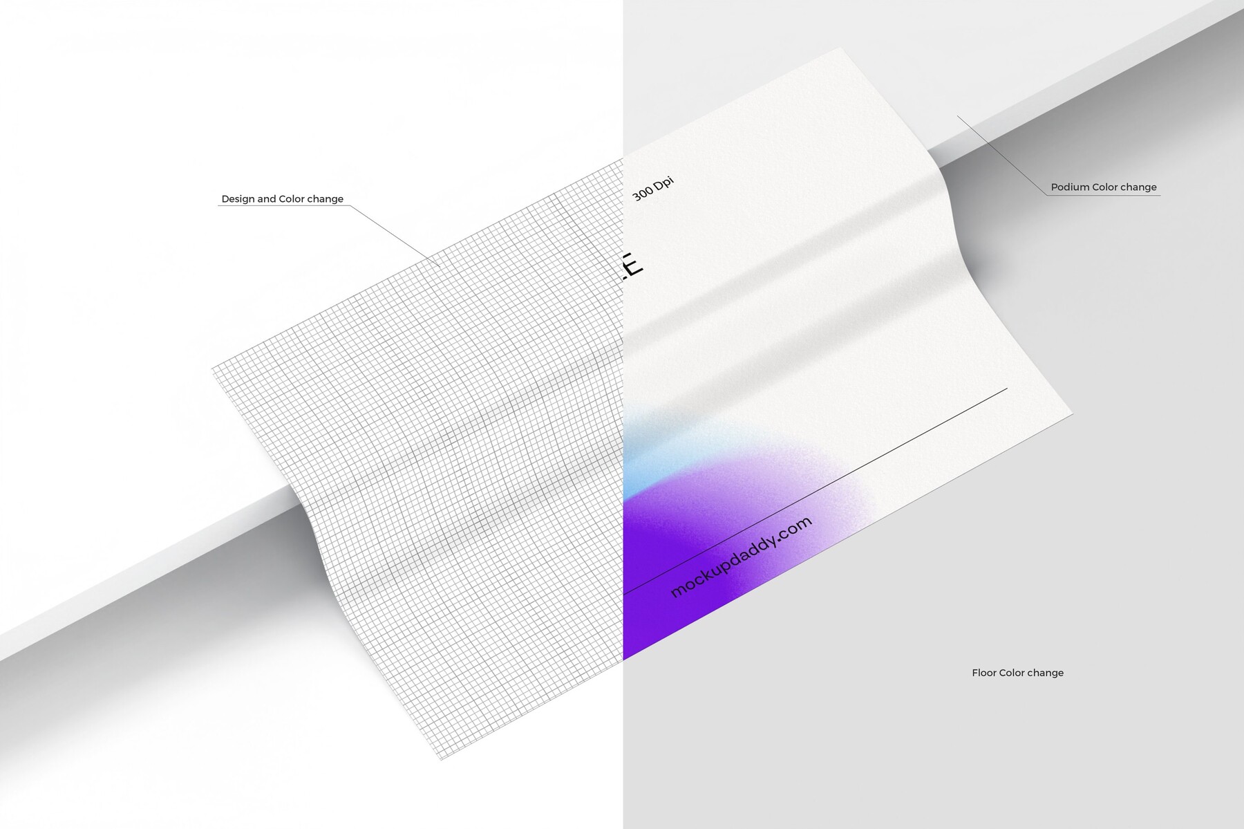 ArtStation - Paper Poster Photo Print Mockup | Artworks