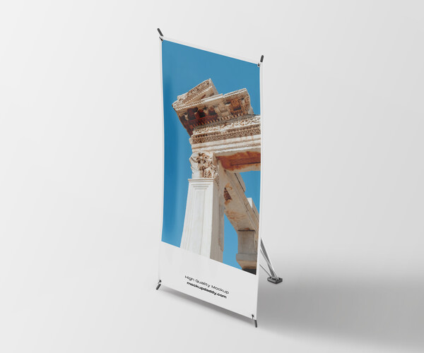 ArtStation - x Standee Banner Mockup | Artworks