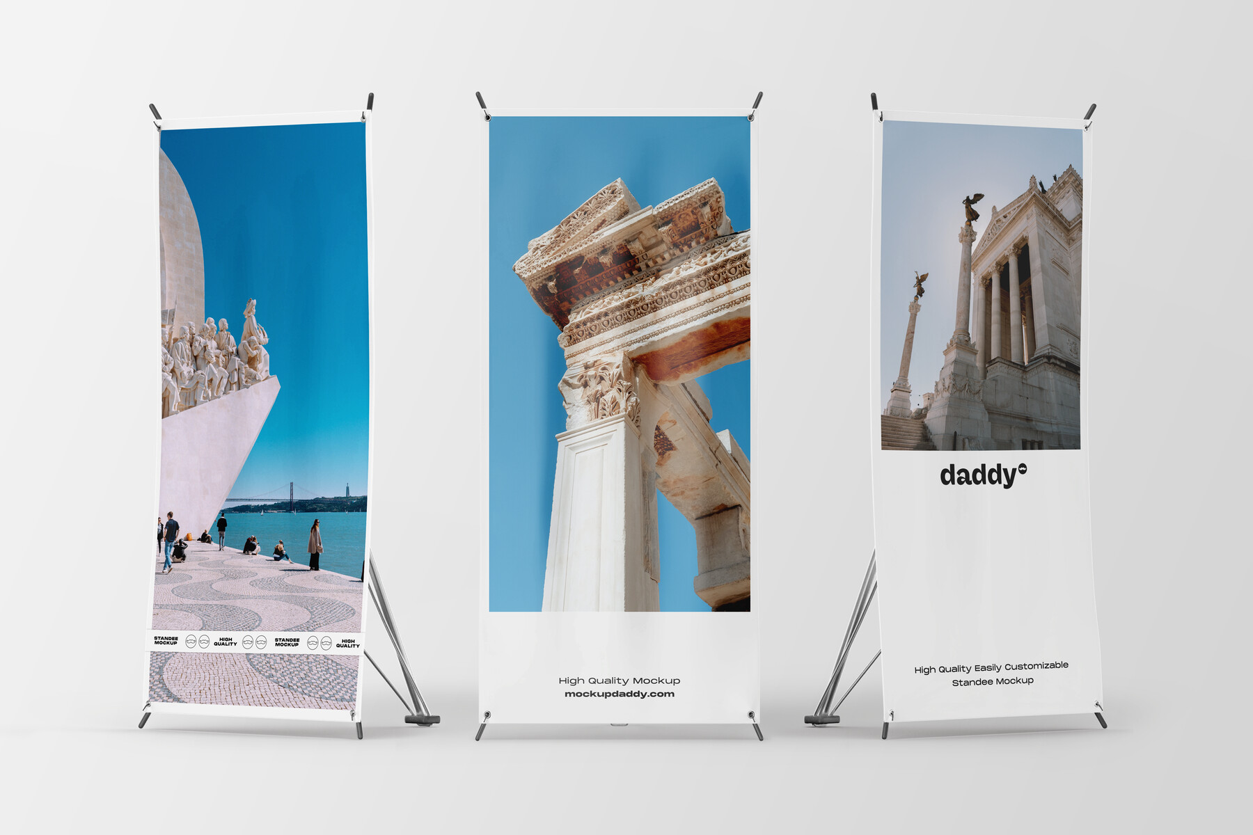 ArtStation - x Standee Banner Mockup | Artworks