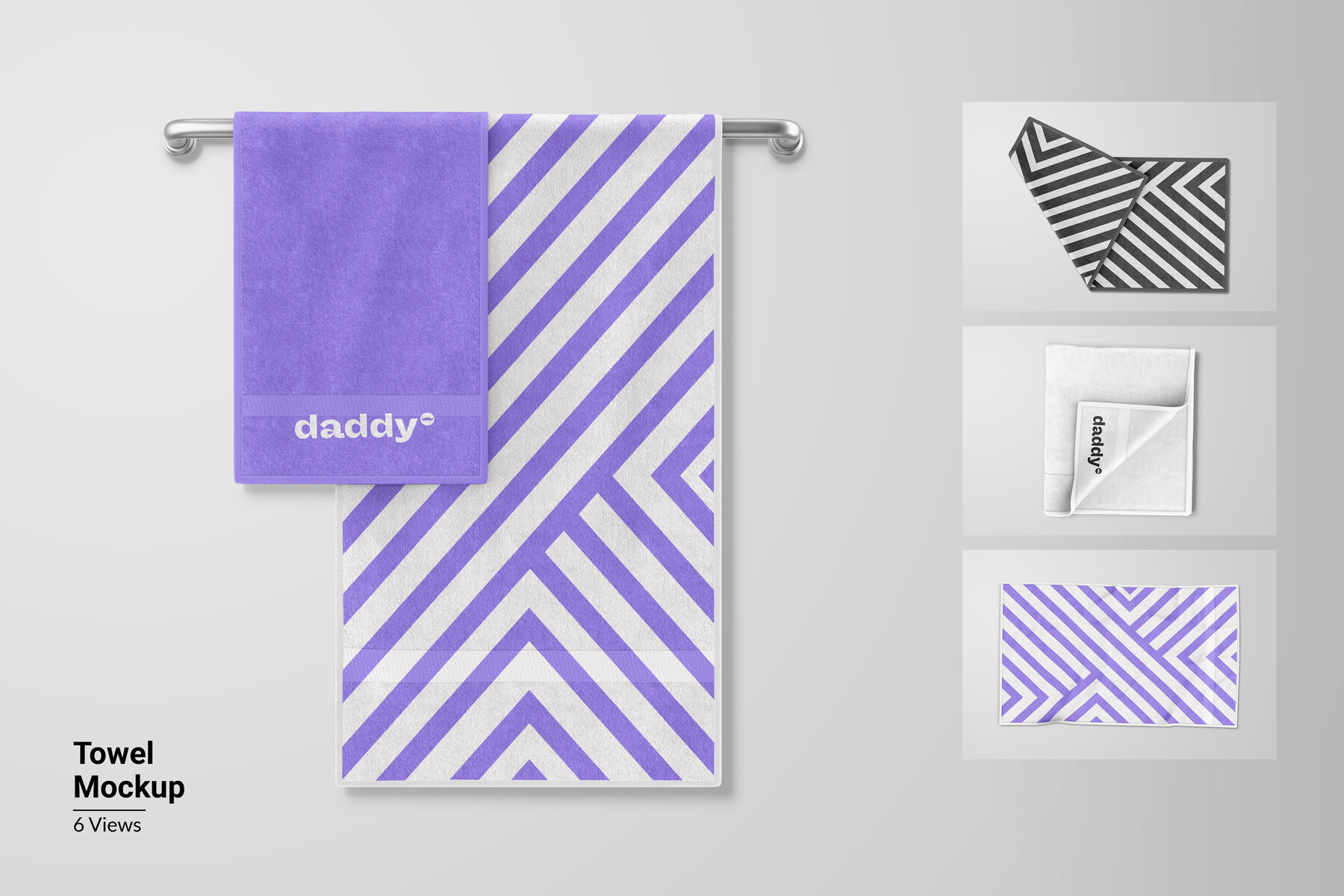 Mockupdaddy - Towel Mockup