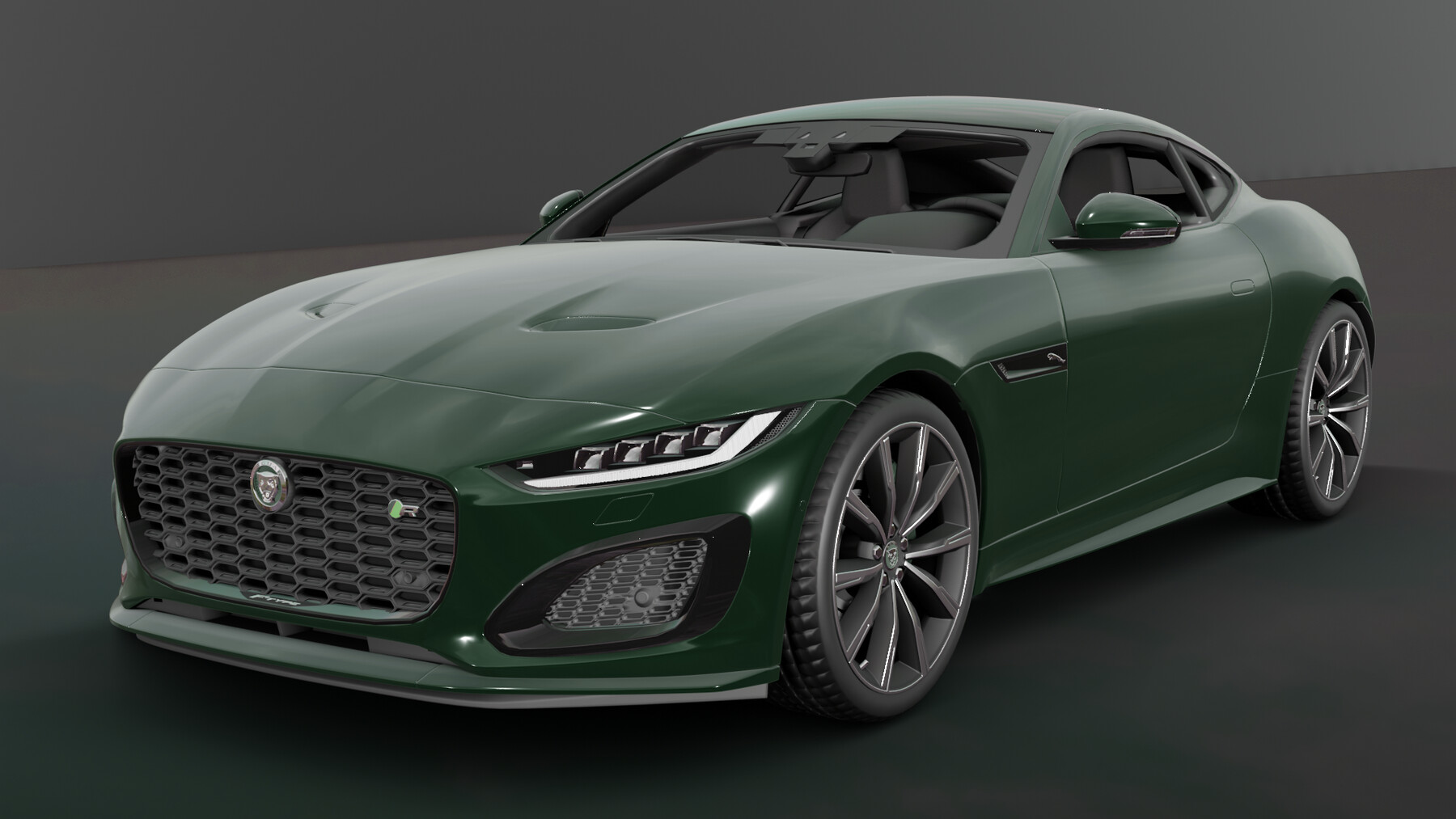 ArtStation - Jaguar F-Type Rigged 3D model | Game Assets