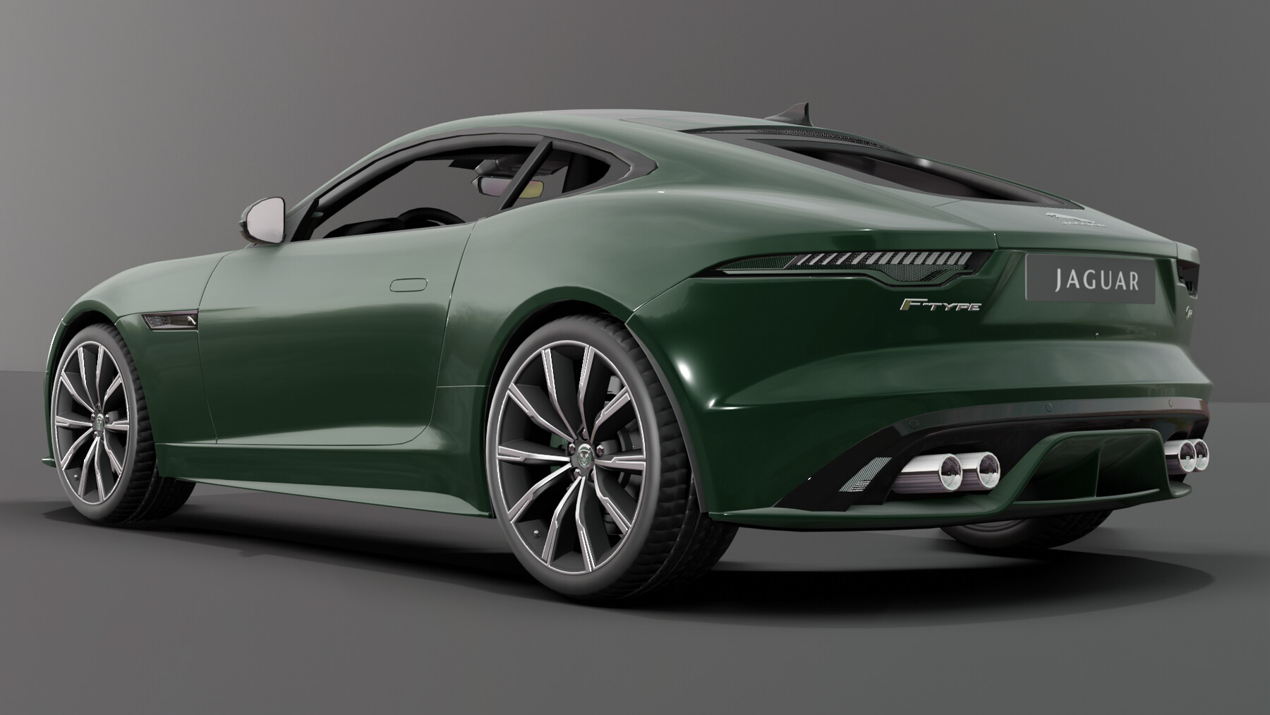 ArtStation - Jaguar F-Type Rigged 3D model | Game Assets