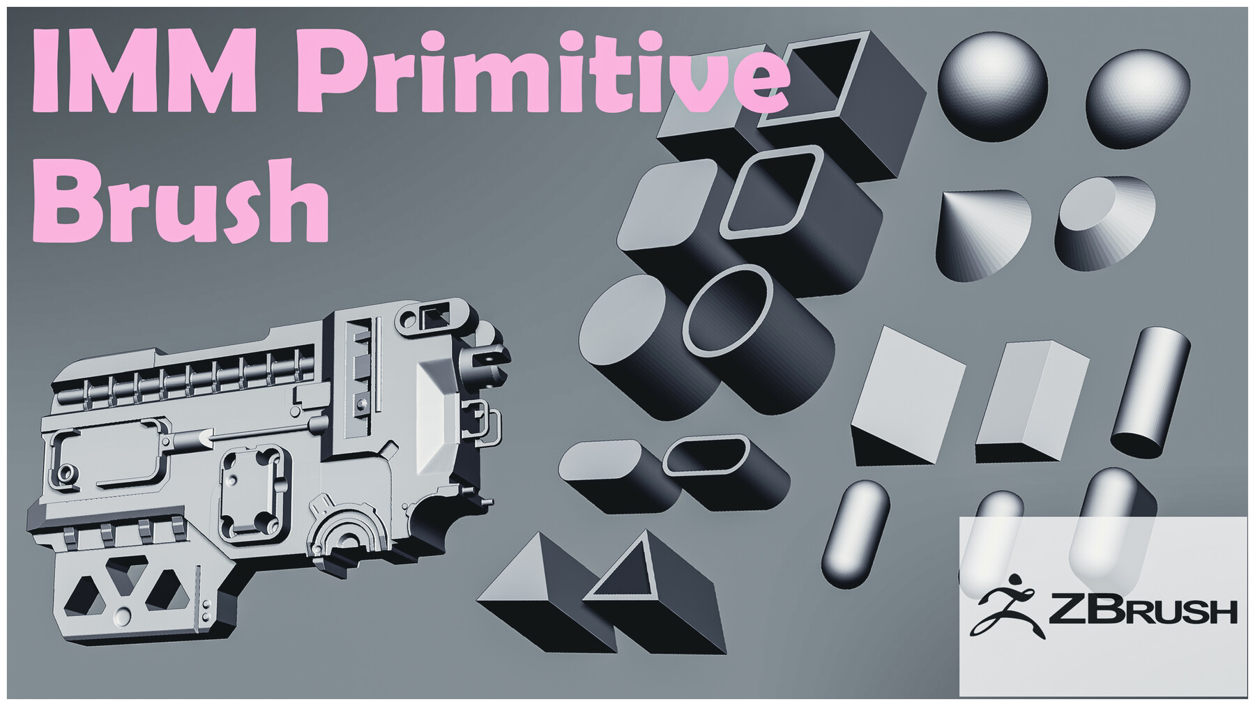 ArtStation - IMM Primitive Brush | Brushes