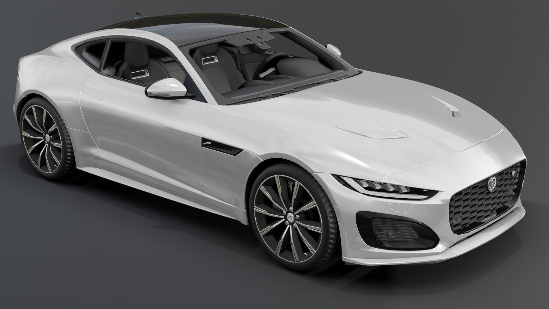 ArtStation - Jaguar F-Type Rigged 3D model | Resources