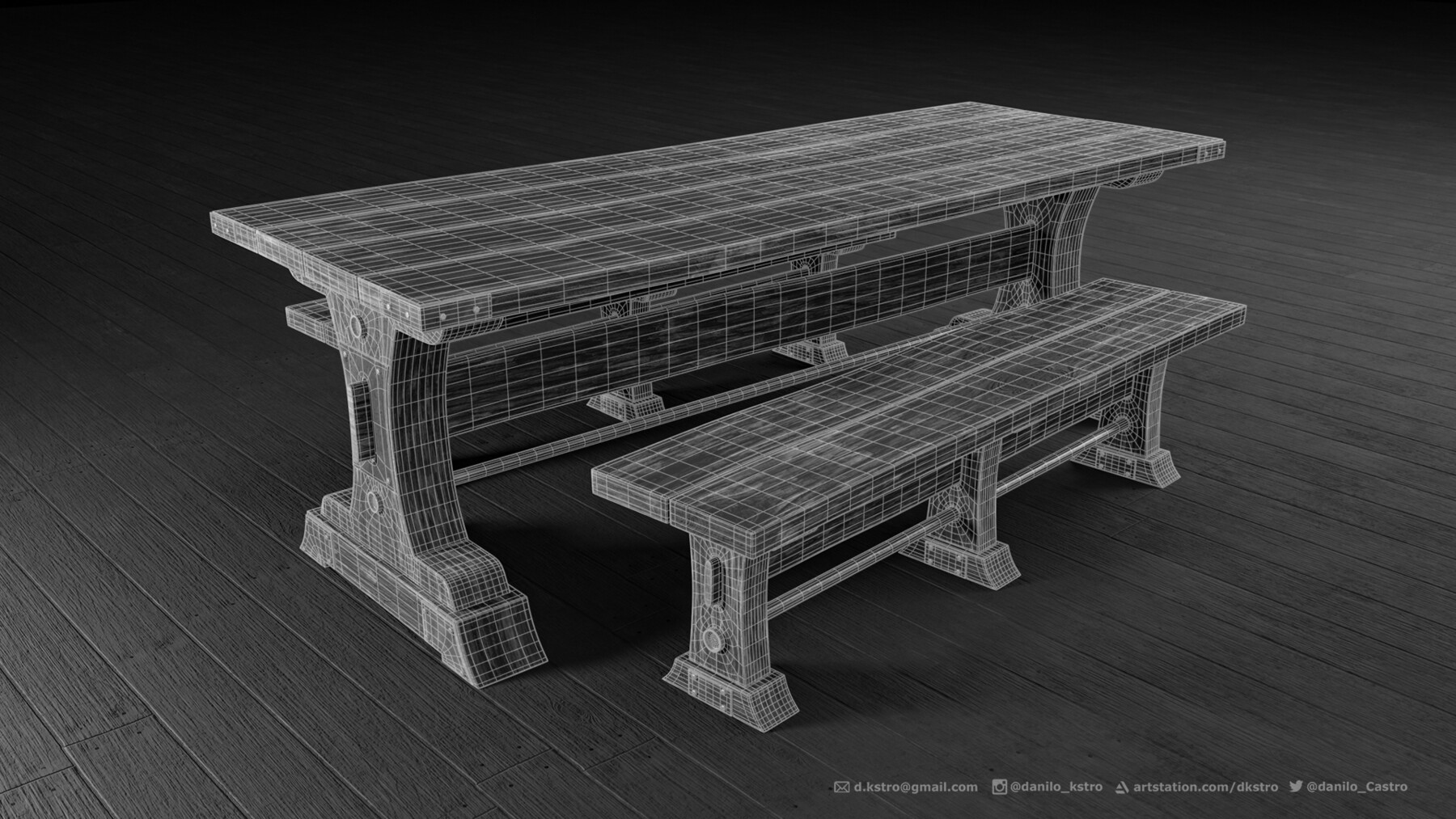 ArtStation - Wooden Table | 4k Textures | Resources