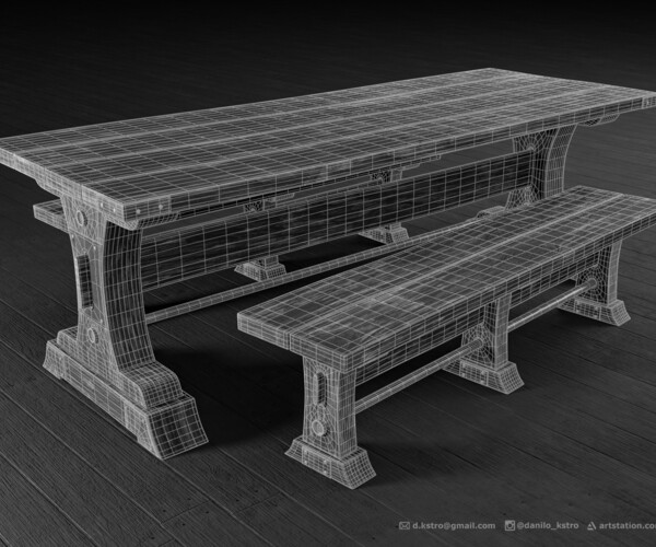 ArtStation - Wooden Table | 4k Textures | Resources