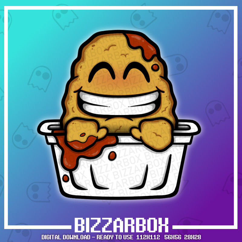 ArtStation - Twitch Emote: Happy Nugget | Artworks