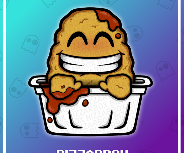 ArtStation - Twitch Emote: Happy Nugget | Artworks