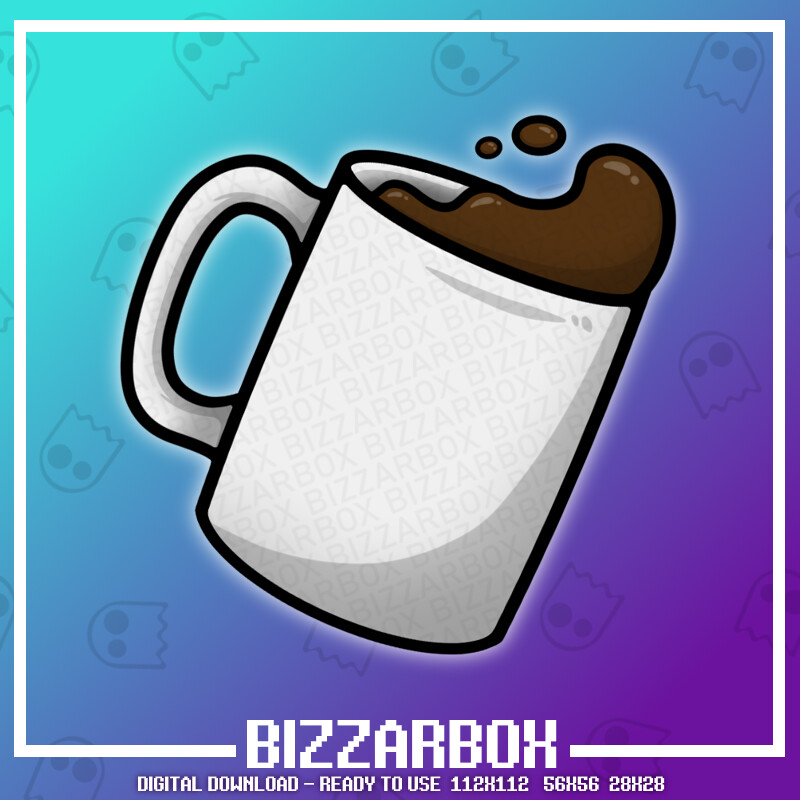 ArtStation - Twitch Emote: Coffee Mug Hydrate | Artworks