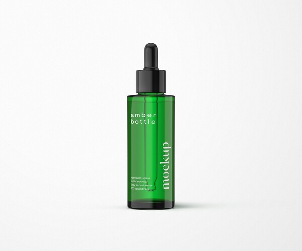 ArtStation - Long Dropper Bottle Mockup | Artworks