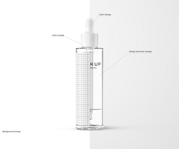 ArtStation - Long Dropper Bottle Mockup | Artworks