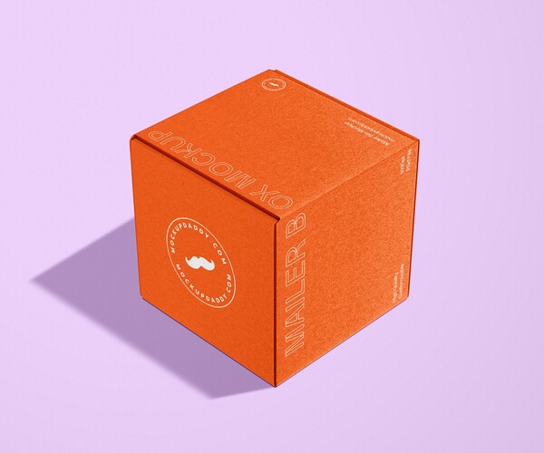 ArtStation - Small Square Mailer Box Mockup | Artworks