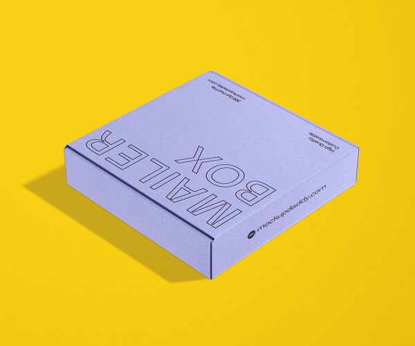 ArtStation - Square Mailer Box Mockup | Artworks