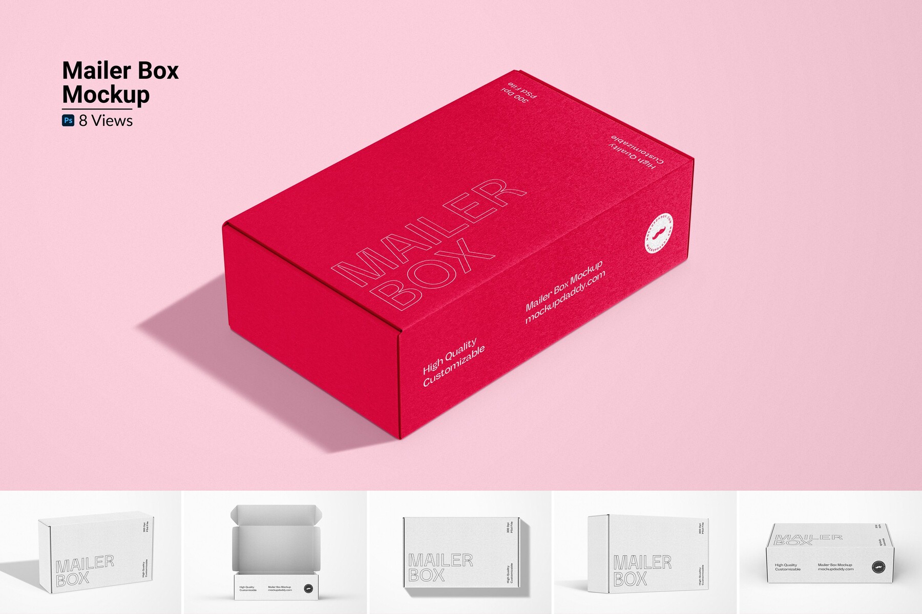 ArtStation - Rectangular Mailer Box Mockup | Artworks