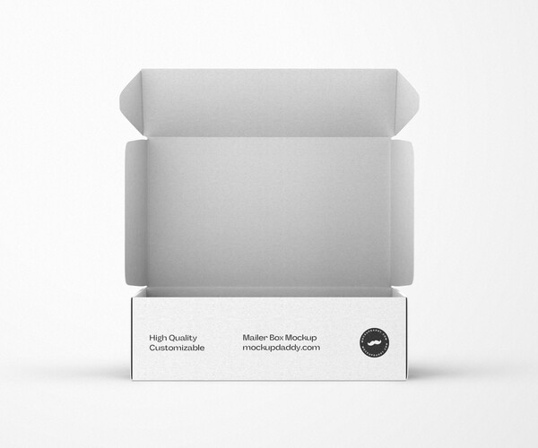 ArtStation - Rectangular Mailer Box Mockup | Artworks
