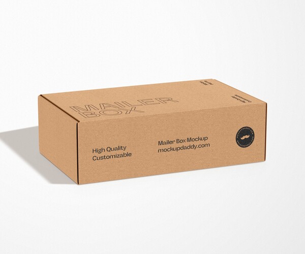 ArtStation - Rectangular Mailer Box Mockup | Artworks