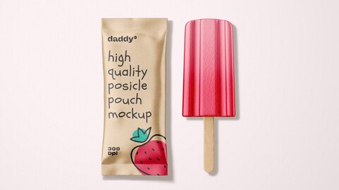 ArtStation - Popsicle Packaging Mockup | Artworks