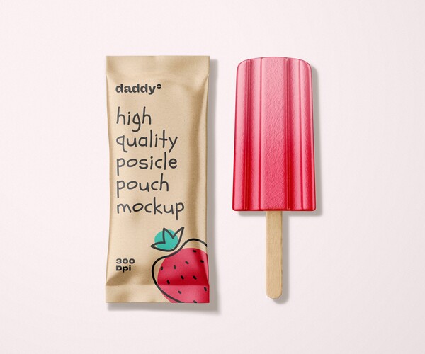 ArtStation - Popsicle Packaging Mockup | Artworks