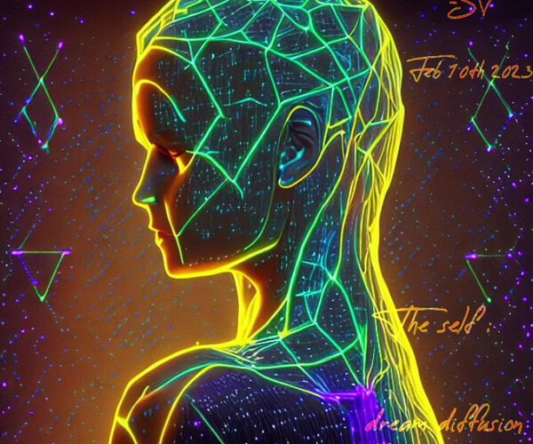 ArtStation - The self : dream diffusion | Artworks