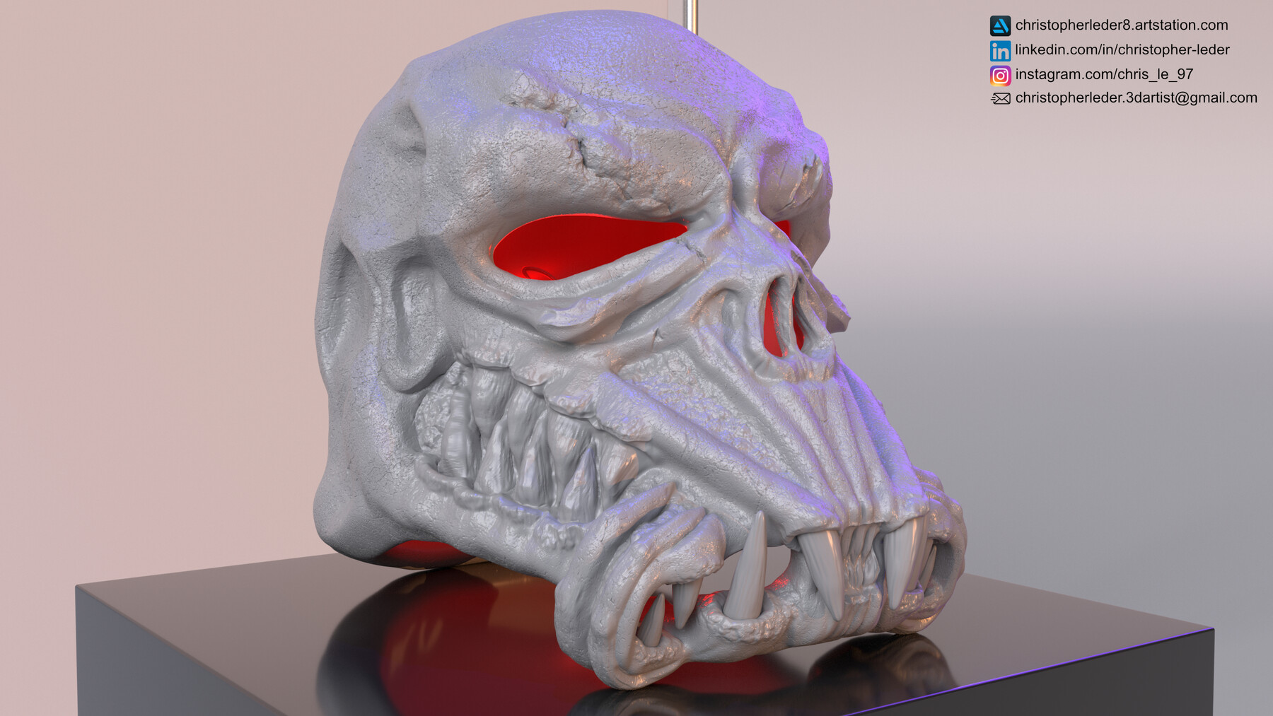 ArtStation - Star Wars Death Trooper Skull Helmet 3D print model ...