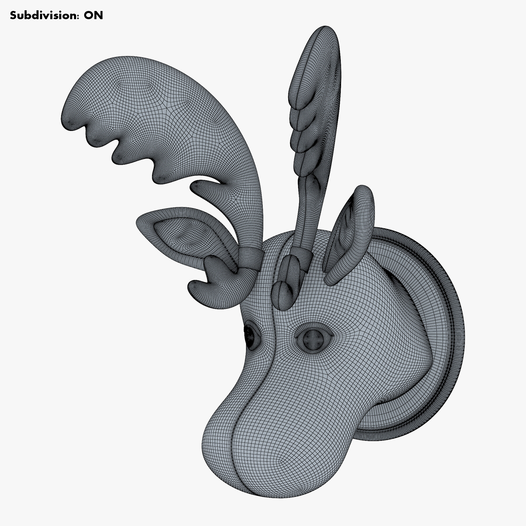 ArtStation - Fabric Moose Head Trophy | Resources