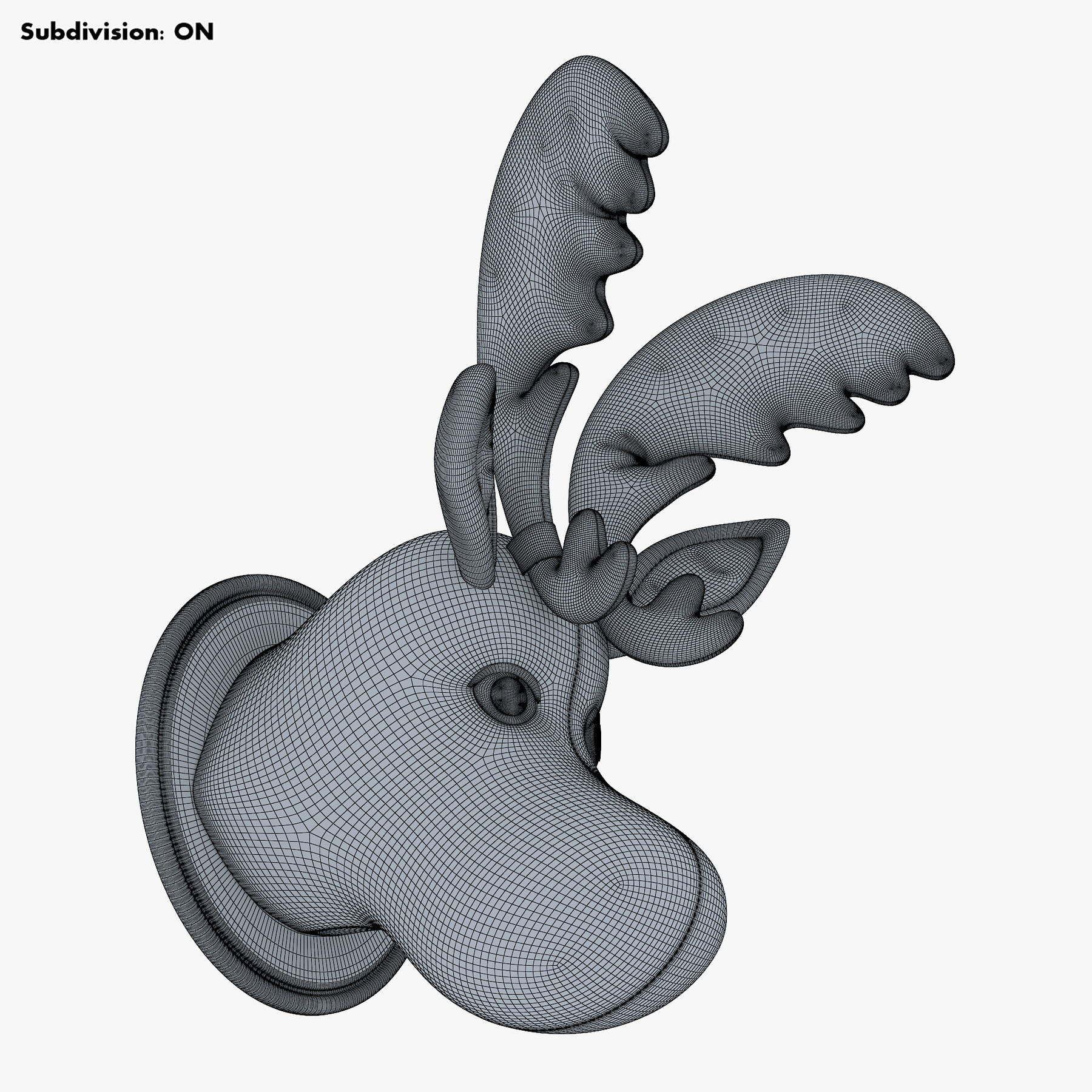 ArtStation - Fabric Moose Head Trophy | Resources