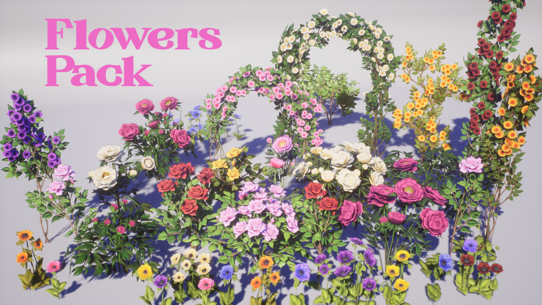 ArtStation - Flowers Pack | Game Assets