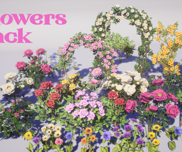 ArtStation - Flowers Pack | Game Assets