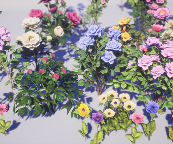 ArtStation - Flowers Pack | Game Assets