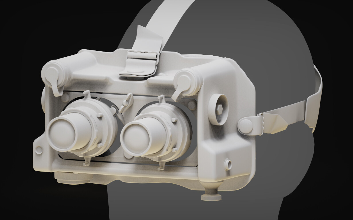 ArtStation - AN/PVS-5A Night Vision Goggle | High-Poly 3D Model | Resources