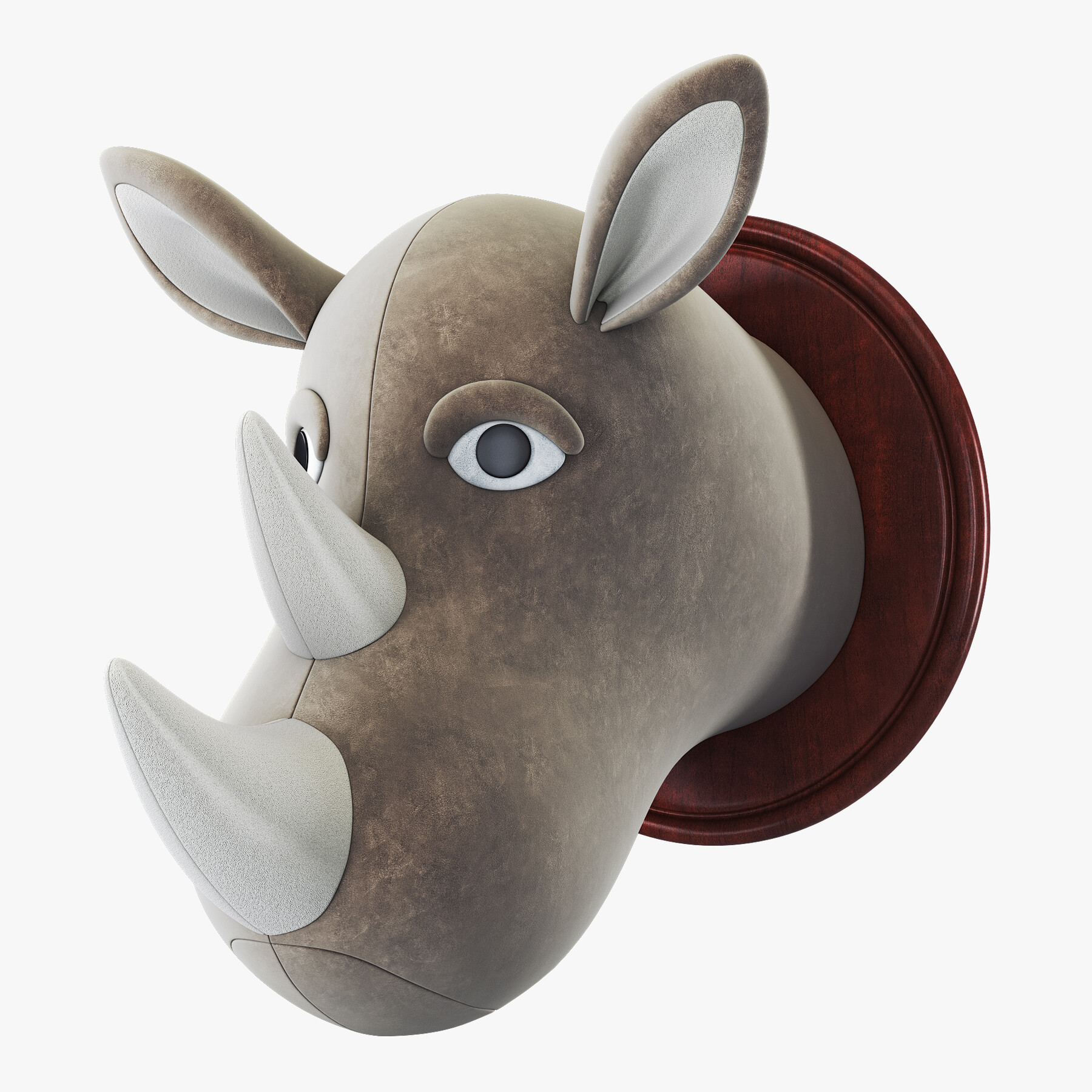ArtStation - Fabric Rhinoceros Head Trophy | Resources