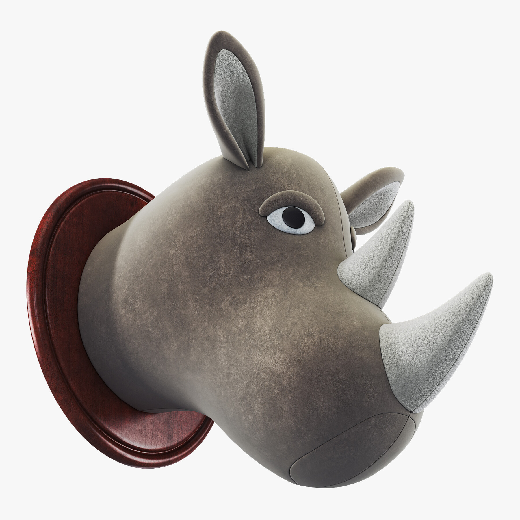 ArtStation - Fabric Rhinoceros Head Trophy | Resources