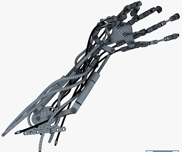 ArtStation - Robotic hand v 2 | Resources