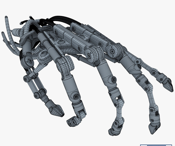 ArtStation - Robotic hand v 2 | Resources