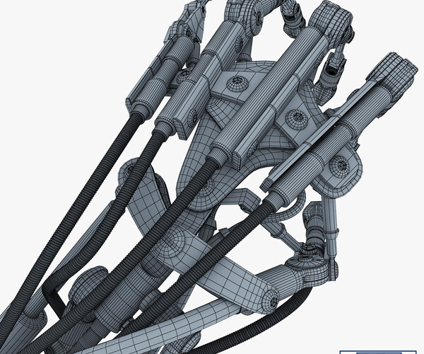 ArtStation - Robotic hand v 2 | Resources