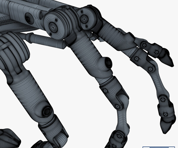 ArtStation - Robotic hand v 2 | Resources