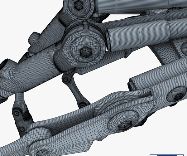 ArtStation - Robotic hand v 2 | Resources