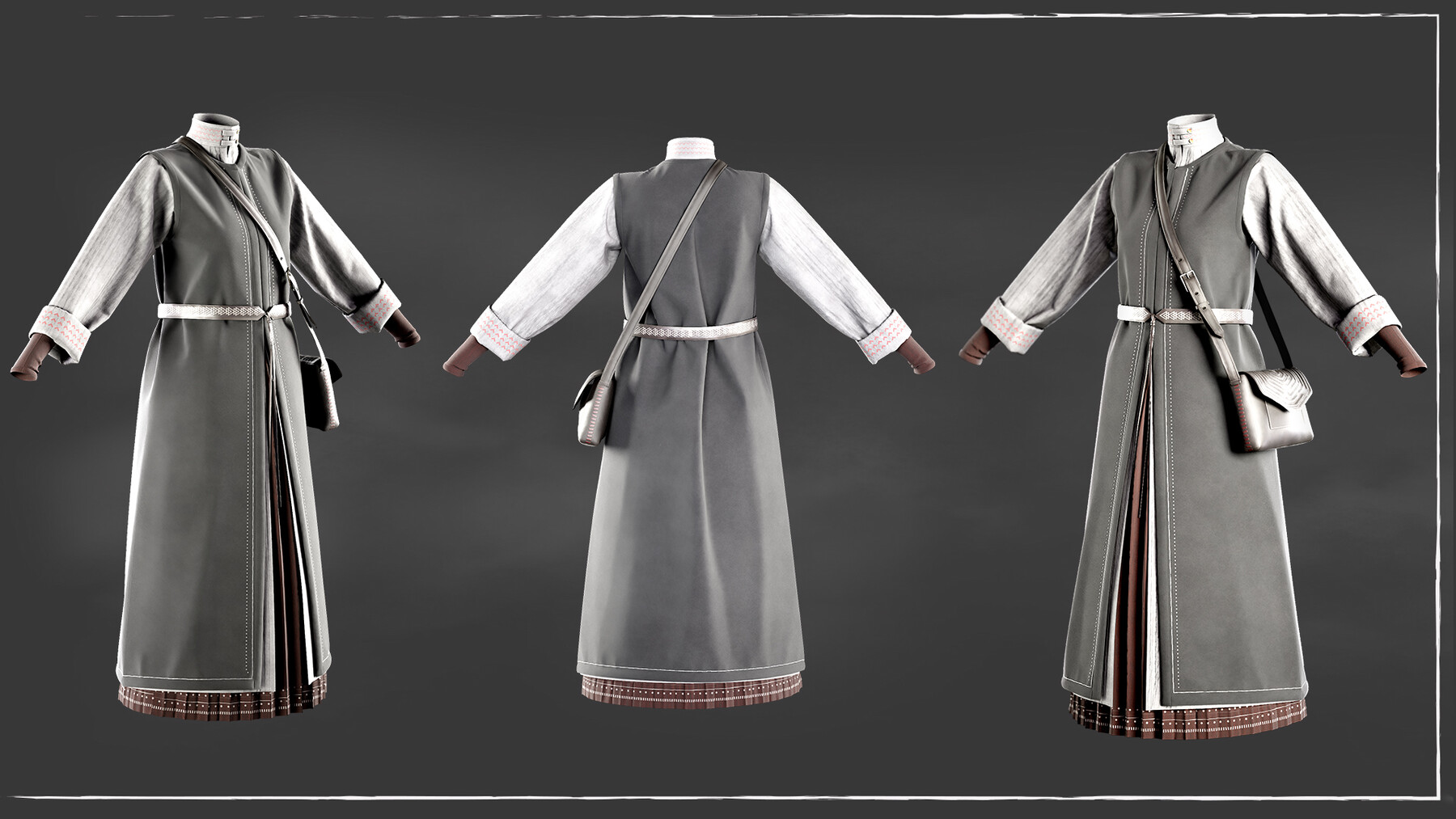 ArtStation - 2 Fantasy Outfits /Marvelous Designer / 4k Textures/Smart ...