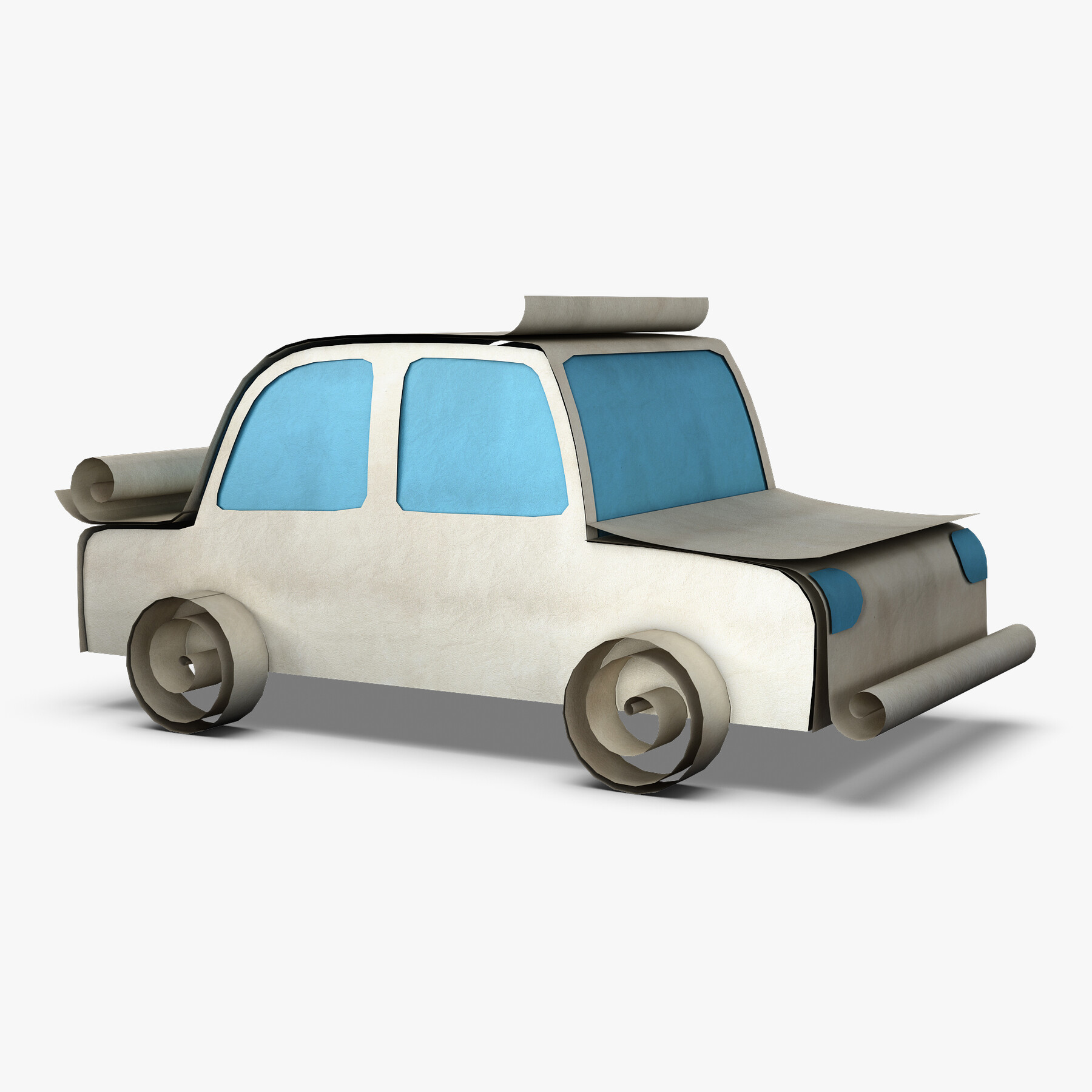 ArtStation - Car Sedan Paper v 1 | Resources