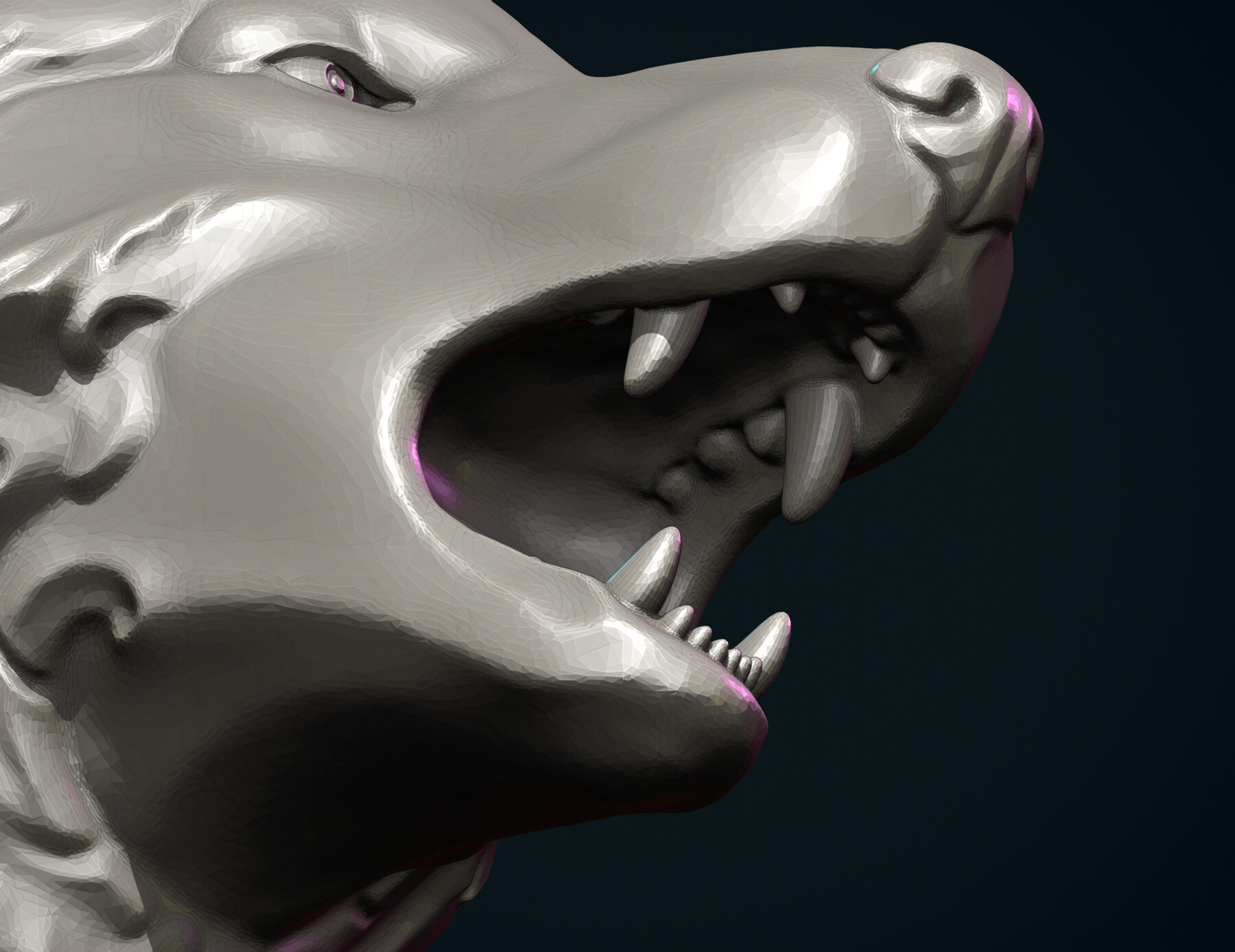 ArtStation - Wolf sculpture | Resources