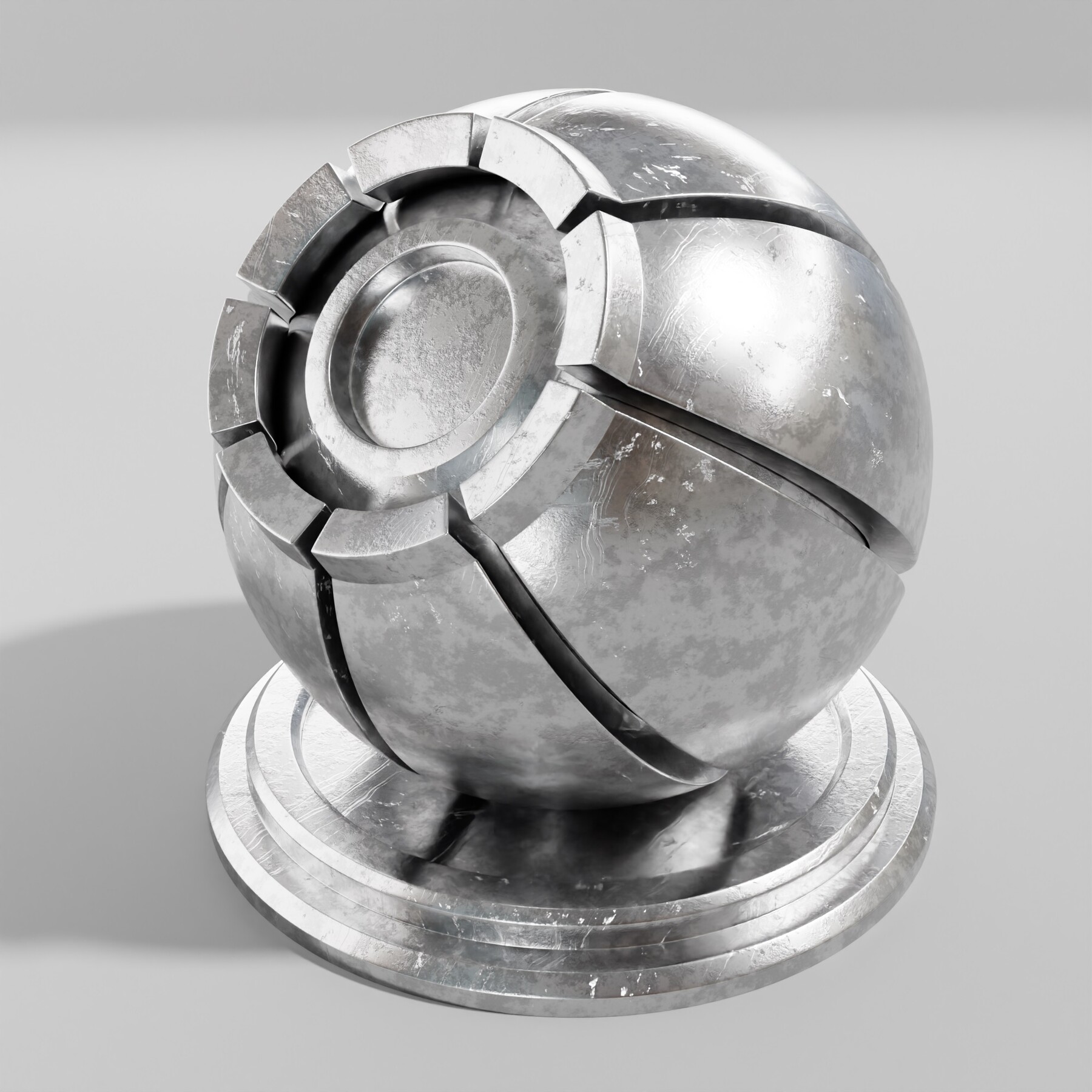 ArtStation - 7 Pro Realtime Metal Shaders Vol.01 in Blender | Resources