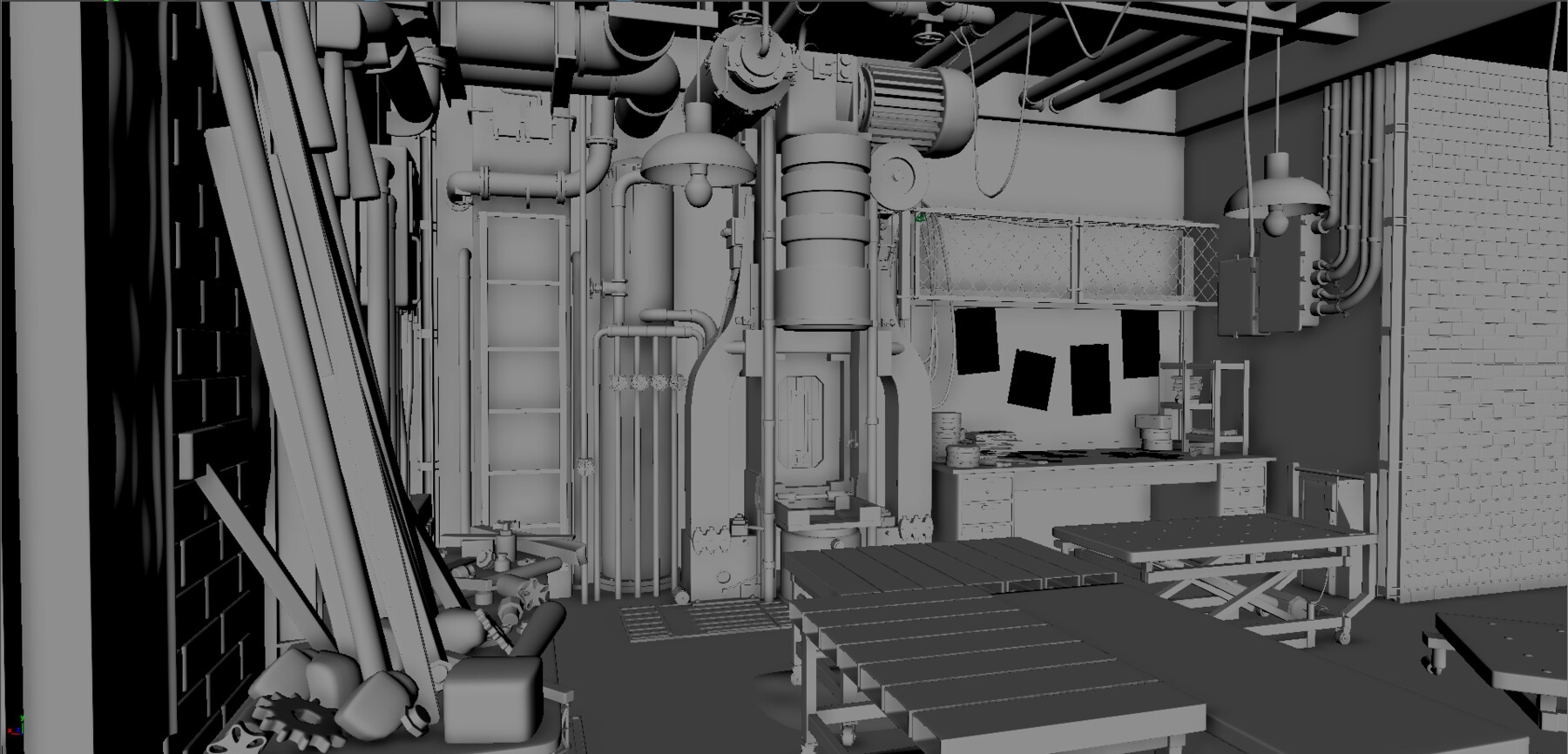 ArtStation - Futuristic Sci-fi Factory With Over 70+ Detailed Objects ...